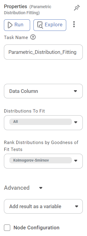 Parametric Distribution Fitting